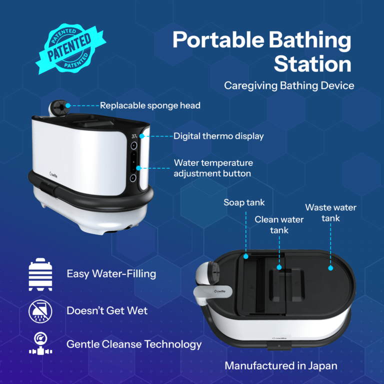 Switle BODY Portable Bedside Shower System | Body Washing Device